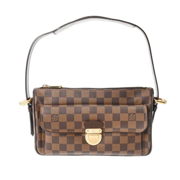 Louis Vuitton | Bags | Louis Vuitton Ravello Gm Brown Canvas Shoulder ...